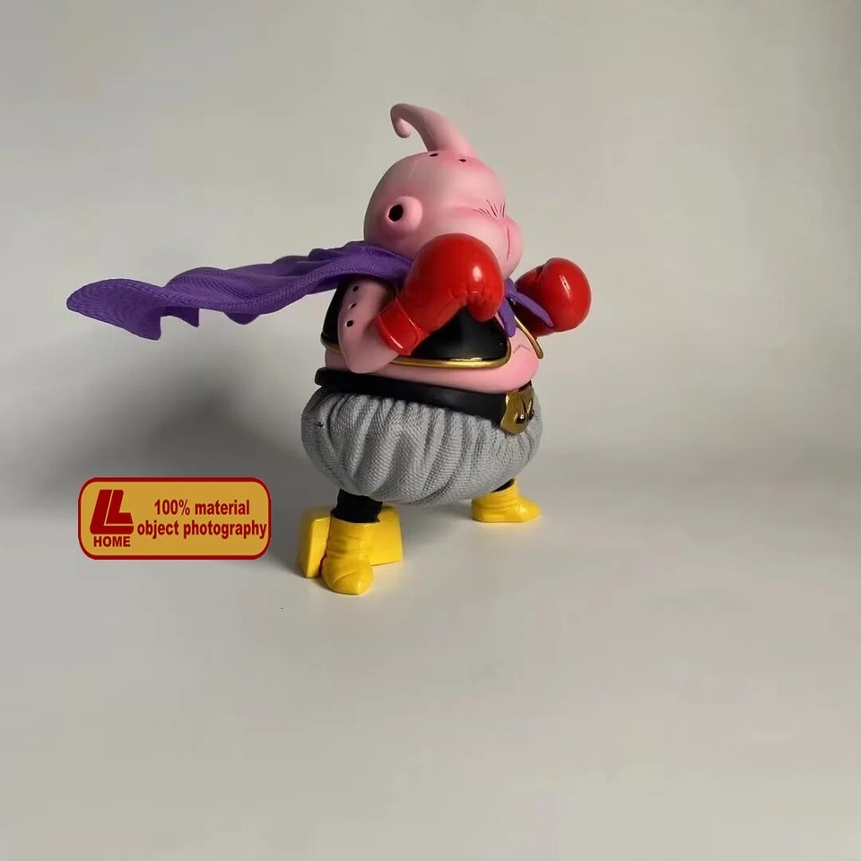 Anime Dragon Ball Z Fat Majin Buu Cute boxing Desk Decor PVC Figure Toy ...