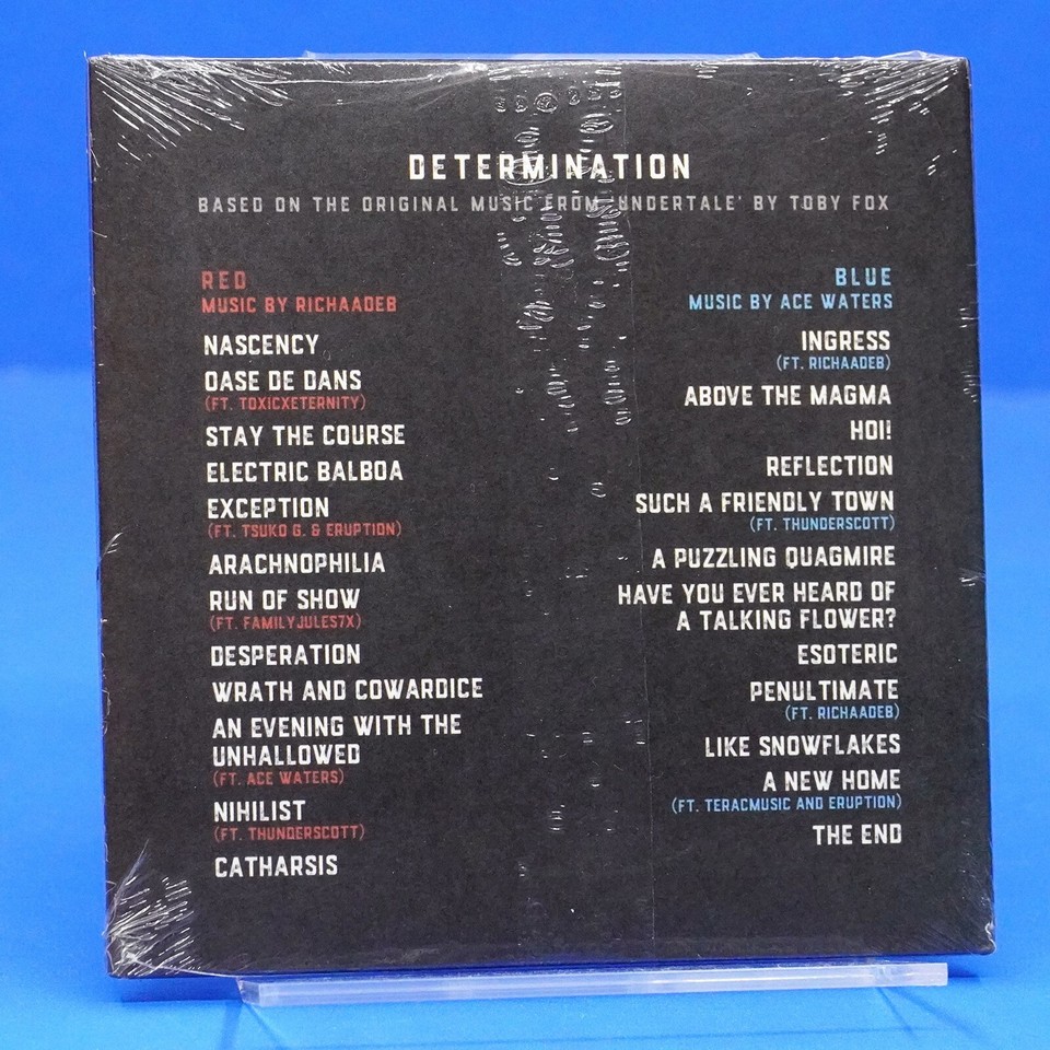 UNDERTALE Determination CD Double Album Soundtrack (Metal & Electronic ...