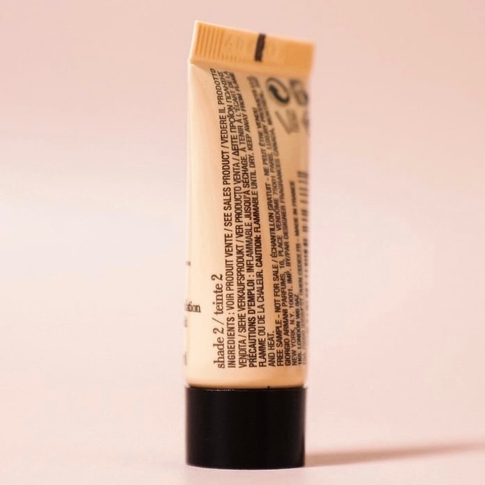 Giorgio Armani Fluid Master Primer & Luminous Slik Foundation Shade #2 ...