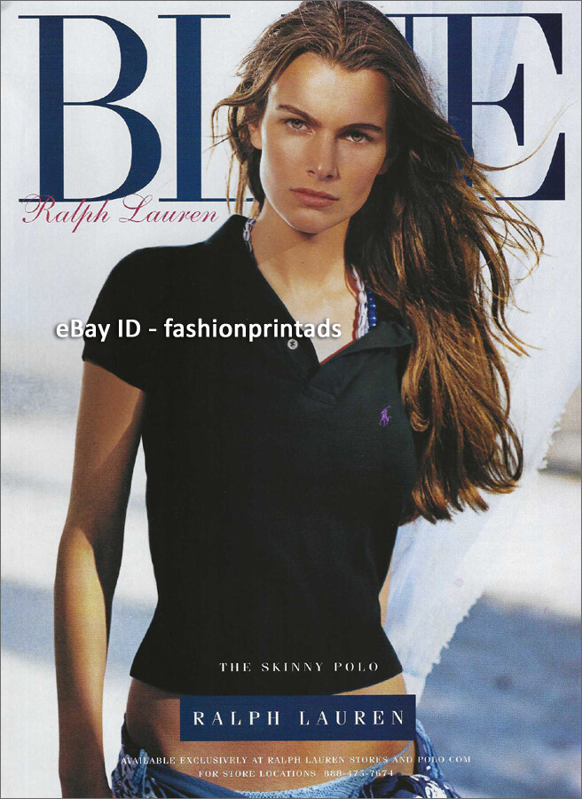 RALPH LAUREN 1-Page Magazine PRINT AD Summer 2003 FILIPPA HAMILTON | eBay