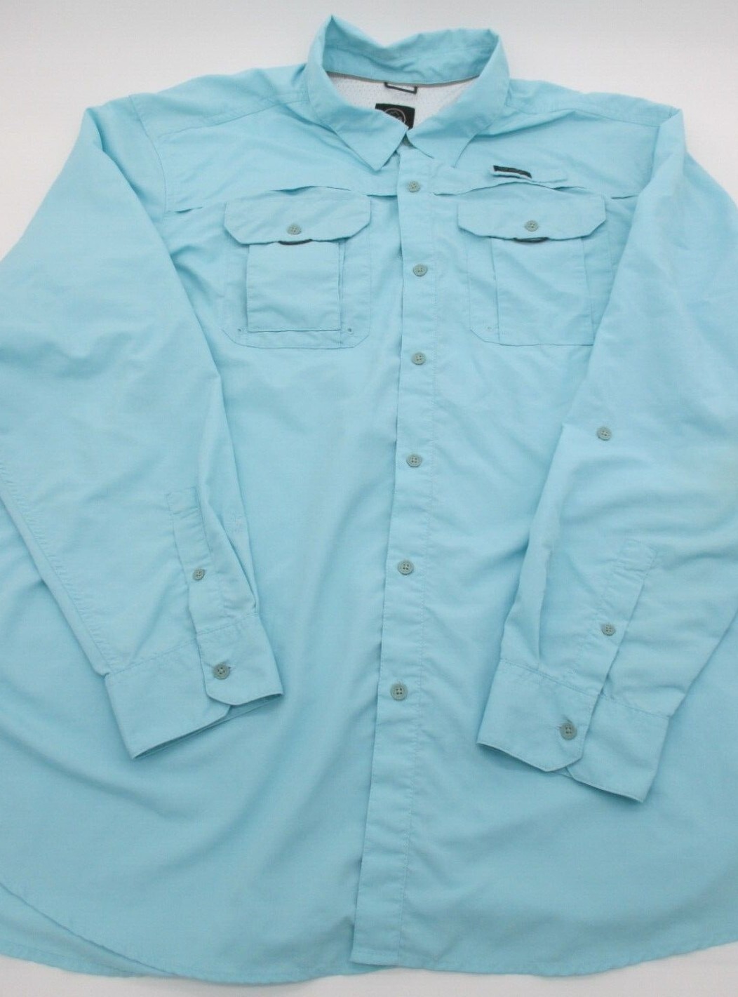 Wrangler ATG Angler Regular Fit Men's Light Blue Fish… - Gem