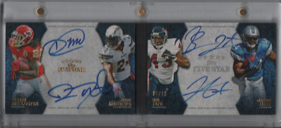 2010 Topps Five Star Futures Quad-Ograph Rookie Auto Booklet QG-MMTB 01 ...