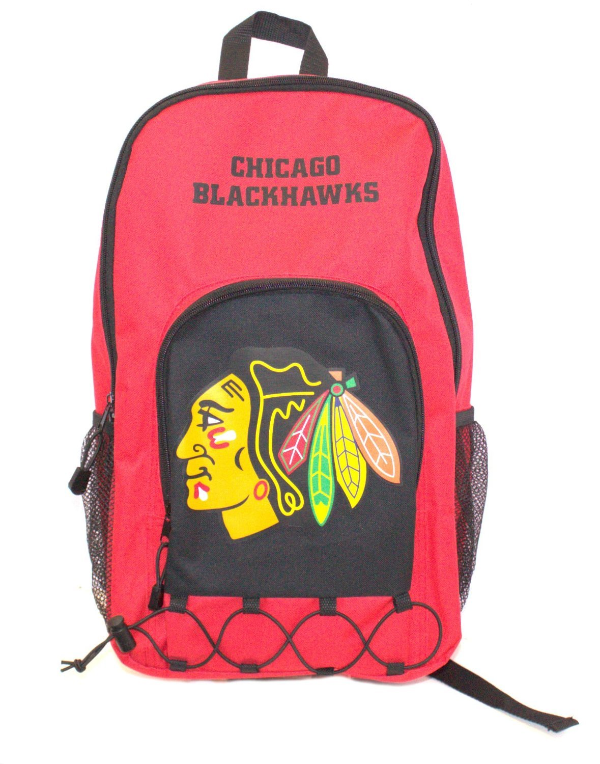 Chicago Blackhawks Bungee Corded School Student Echo Backpack | eBay