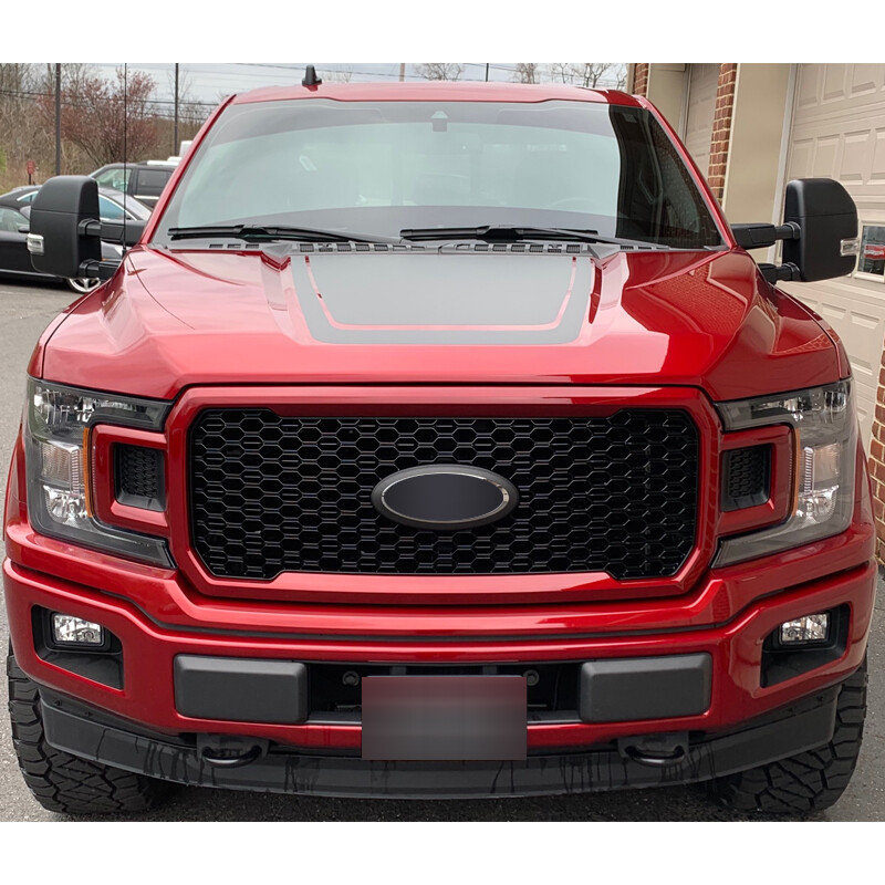 Fit For Ford F-150 F150 2018 2019 2020 RR Ruby Red Front Bumper Grille ...