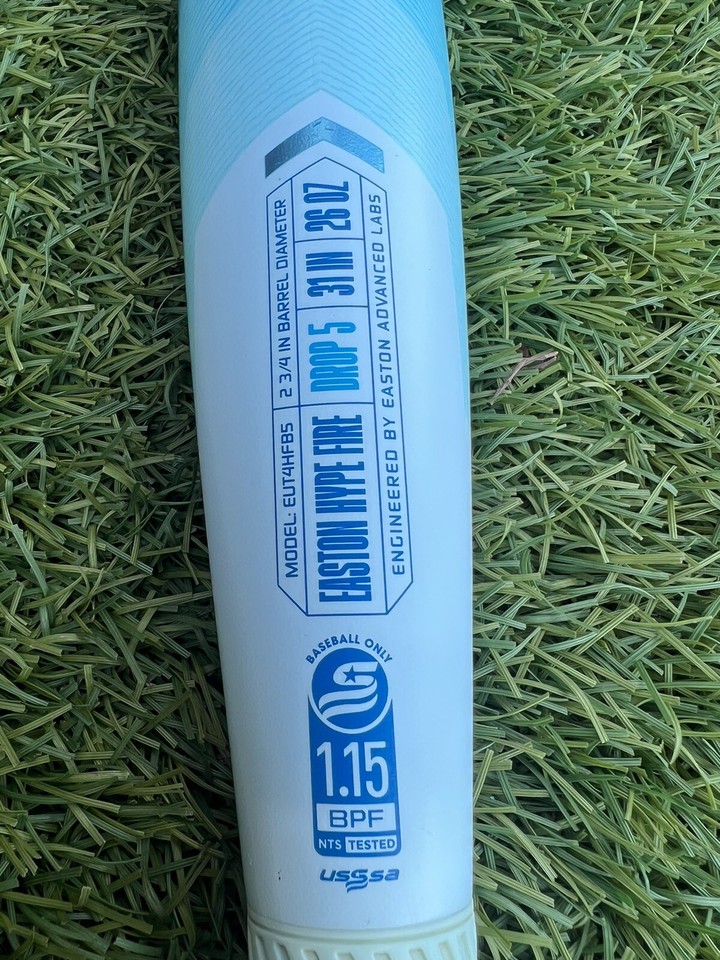 Easton Hype Fire Arctic Flame 31” -5 | eBay