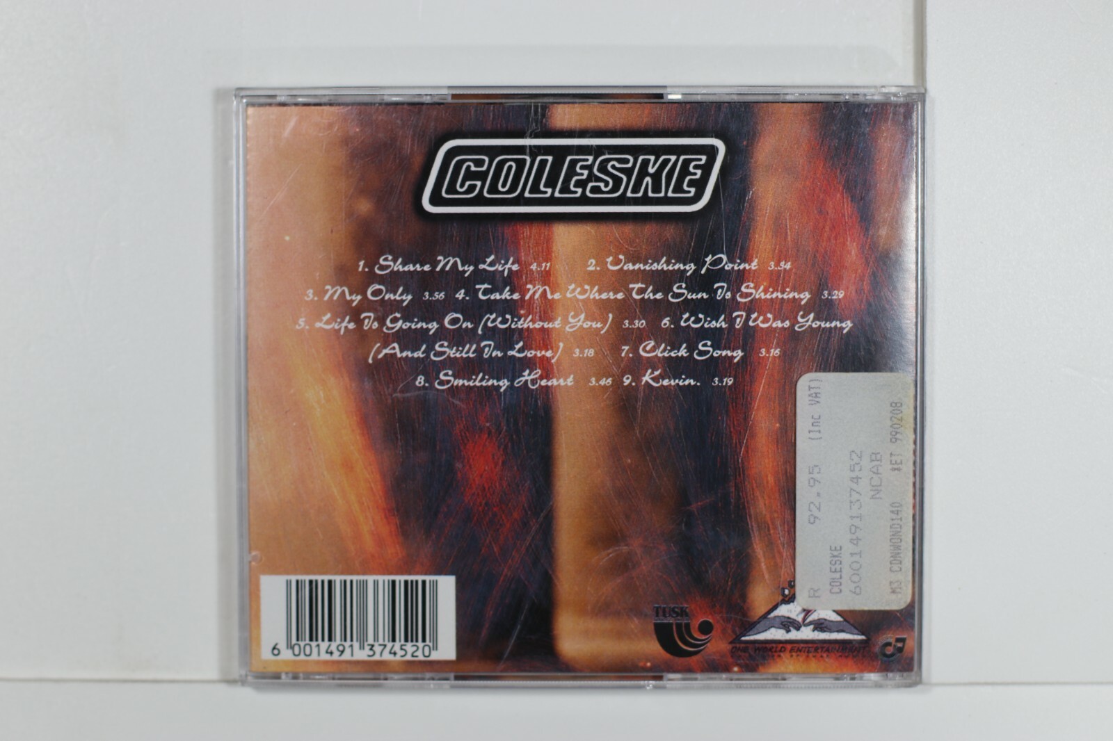 Coleske ‎– Coleske - CD Tracked (C1502) | eBay