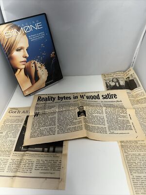 S1m0ne (DVD, 2003) With Original Newspaper Article Of The Movie ...