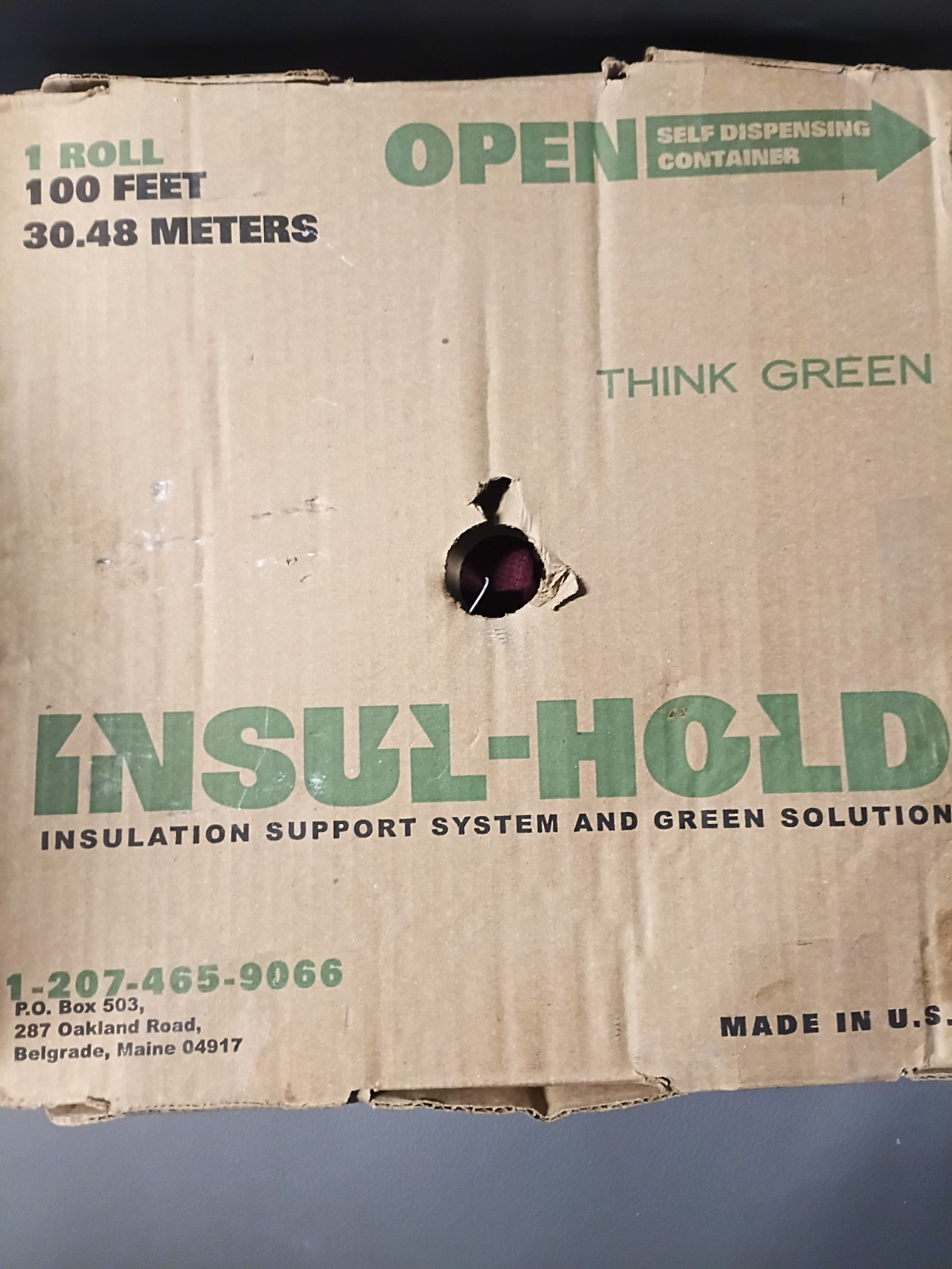 100 ft. Rolls Insul-Hold Designed to Ensure Simplified Fastener ...