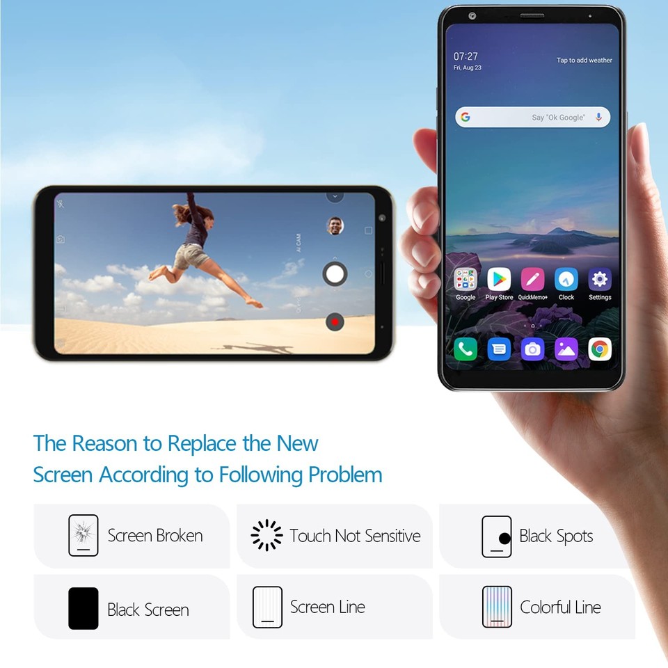 for LG Stylo 5 Screen Replacement Digitizer Touch Screen for LG Stylus ...