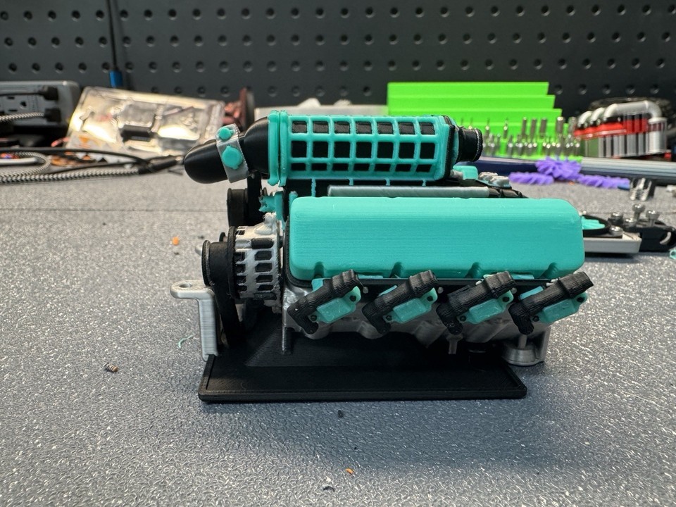 Vanquish H10 Optic Knights Custom Engine Throttle Therapy Teal | eBay