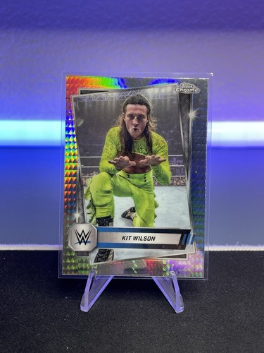 2025 Topps Chrome WWE Kit Wilson Prism Refractor #102 Smackdown | eBay