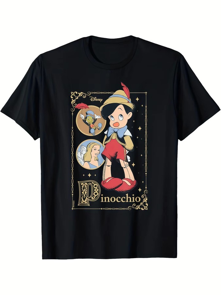 Disney Pinocchio Cute T-Shirt Men Women Unisex | eBay