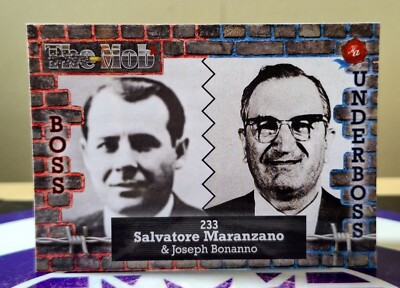 2023 HISTORIC AUTOGRAPHS THE MOB SALVATORE MARANZANO & JOSEPH BONANNO ...