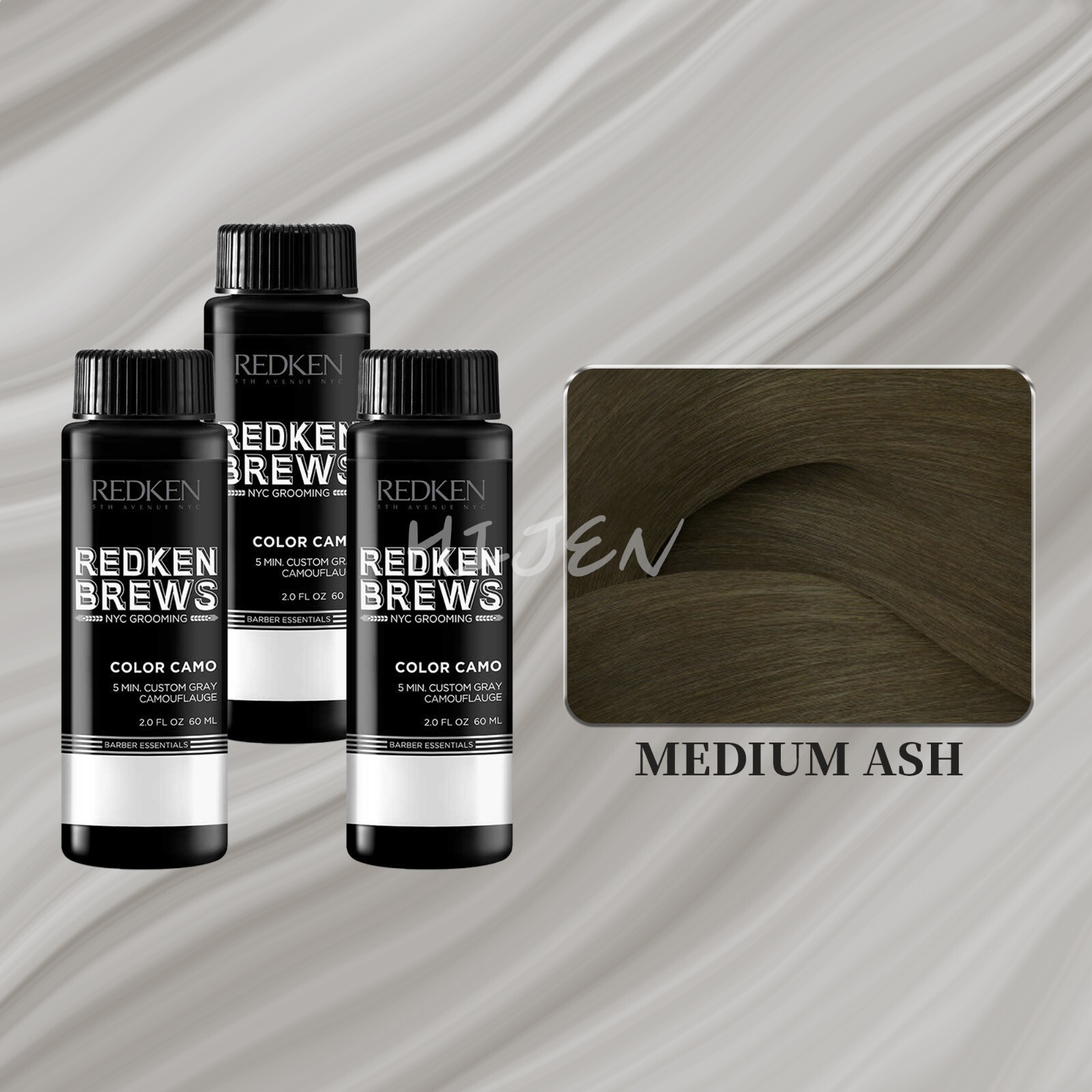 [3 PACK] Redken Brews COLOR CAMO 5 Min Custom Gray Camouflage (Choose ...