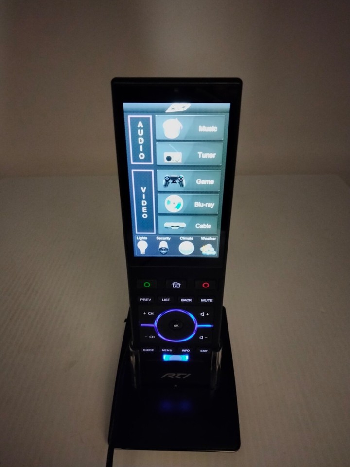 RTI T4x REMOTE W/ Docking Station Cradle w Power Adapter Included 20 ...