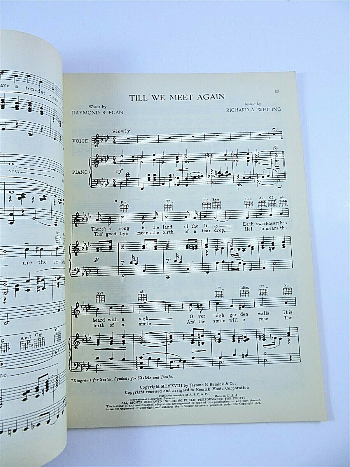 Remick Songbook Hits Through The Years Words And Music Popular Songs ...