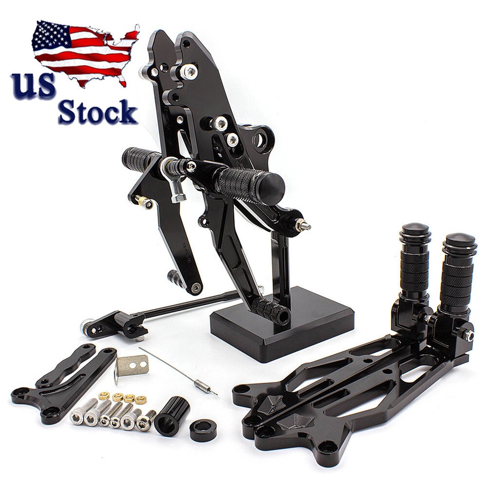 CNC Black For Honda MSX125 Grom 2016-2025 2022 Rear Set Footrest Foot ...