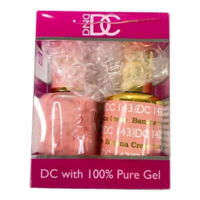 Professional DND DC 100% Soak-Off Gel Nail Polish in Banana Crepe 0.6 ...