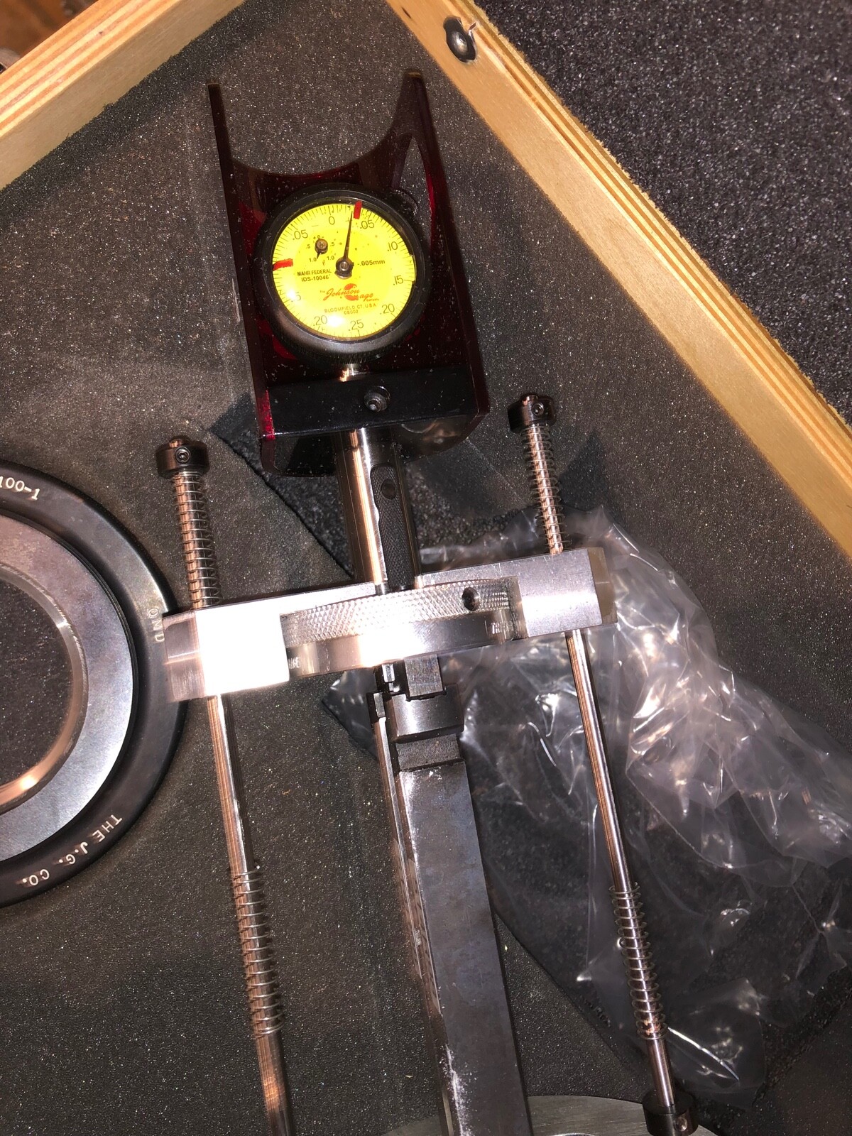 JOHNSON THREAD GAGE MODEL GP-1 TRI INTERNAL COMPARATOR M80 X 6.0-6H | eBay