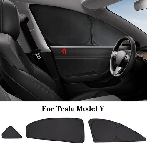 Fits Tesla Model Y Car Side Window Sleep Privacy Blind Sun Shade Cover ...