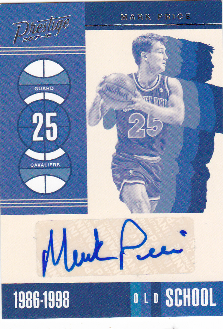 2017-18 Prestige Mark Price Autograph Card | eBay