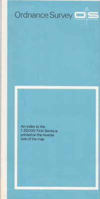 Ordnance Survey (OS) 1:25,000 First Series Map Sheet SO 21 Abergavenny ...