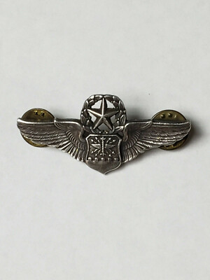 VINTAGE VIETNAM ERA USAF US AIR FORCE NAVIGATOR MASTER OBSERVER WINGS 2 ...