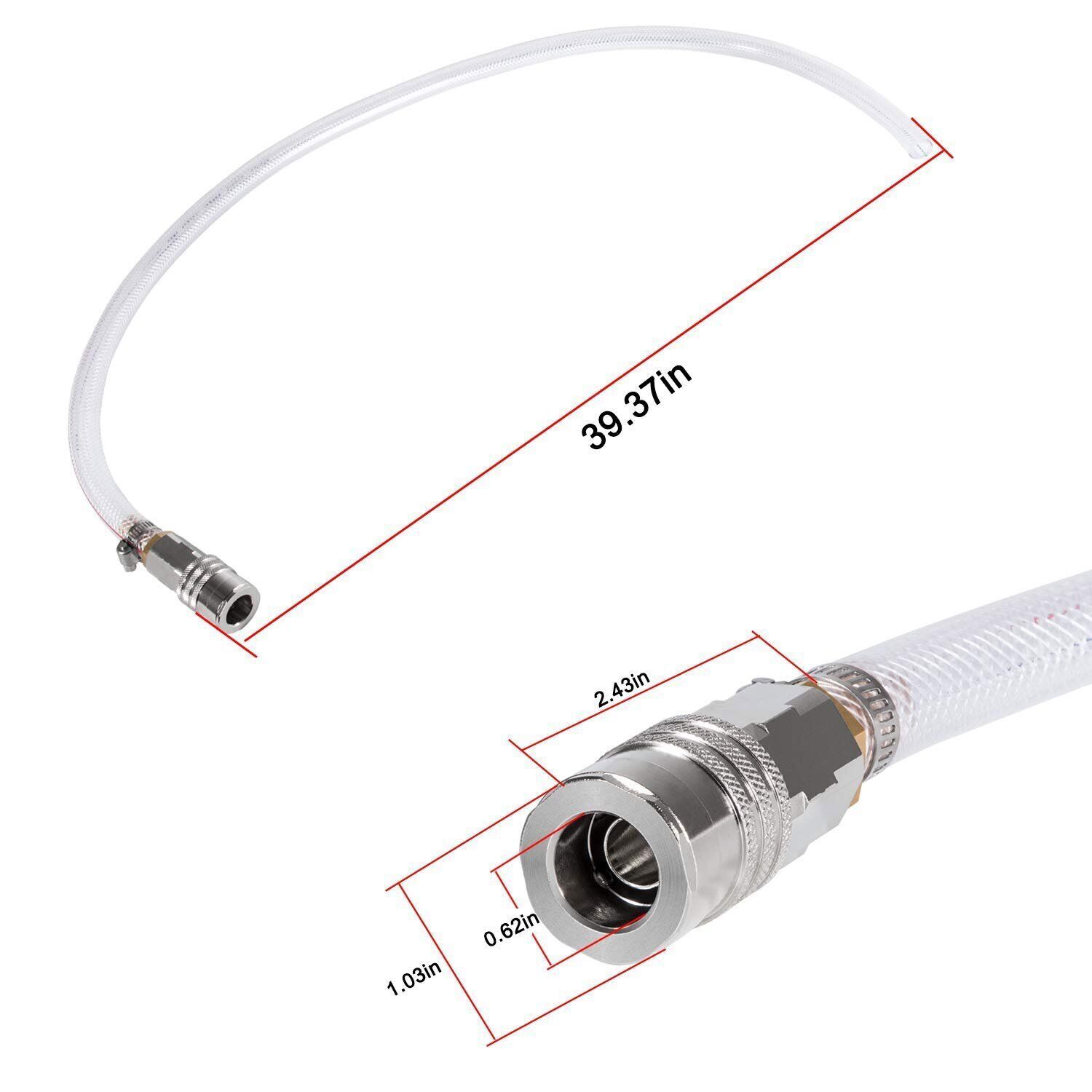 9996049 Radiator Coolant Drain Hose for 2004-2019 Volvo Trucks Mack ...