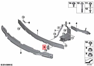 Genuine BMW X5 X6 F15 F16 F85 F86 X5 25d 25dX Support Insert Left ...