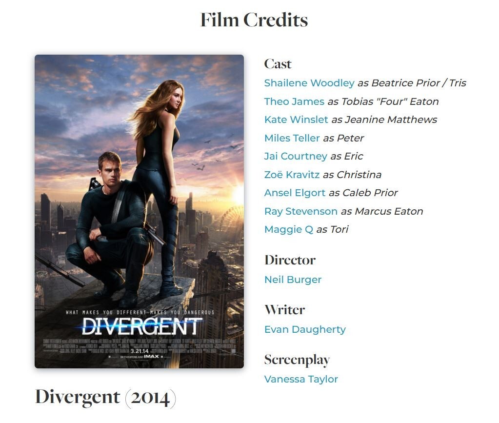 Eric Divergent Poster