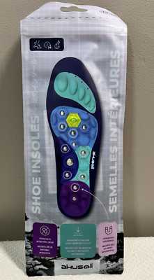 AKUSOLI Magnetic Shoe Insoles. Arch Support Inserts for Pain, Plantar ...