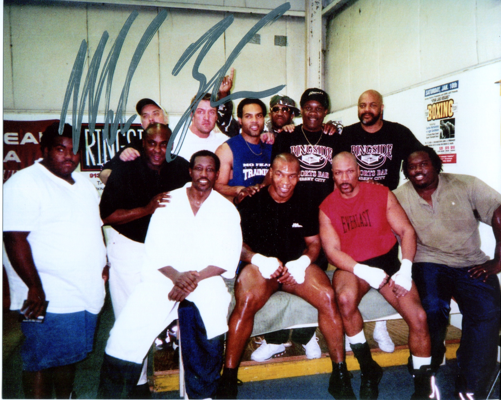 MIKE TYSON Signed Rare 8x10 Photo Reprint w/ WESLEY SNIPES VING RHAMES ...