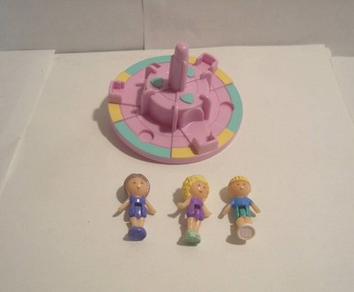 POLLY POCKET POLLY'S MERRY GO ROUND PALS PLAY SET COMPLETE BLUEBIRD ...