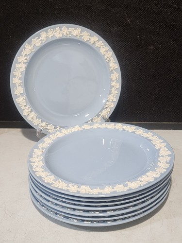 SET OF 8- Vintage Wedgwood Queensware Cream On Lavender (Blue) 10 ...
