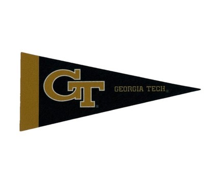 Georgia Tech Yellow Jackets Mini Pennant 4”x9" ACC Felt Flag Basketball ...