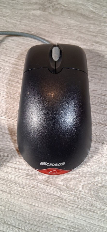 ⭐ Microsoft Wheel Mouse Optical USB and PS2 Compatible X802382-018 ...