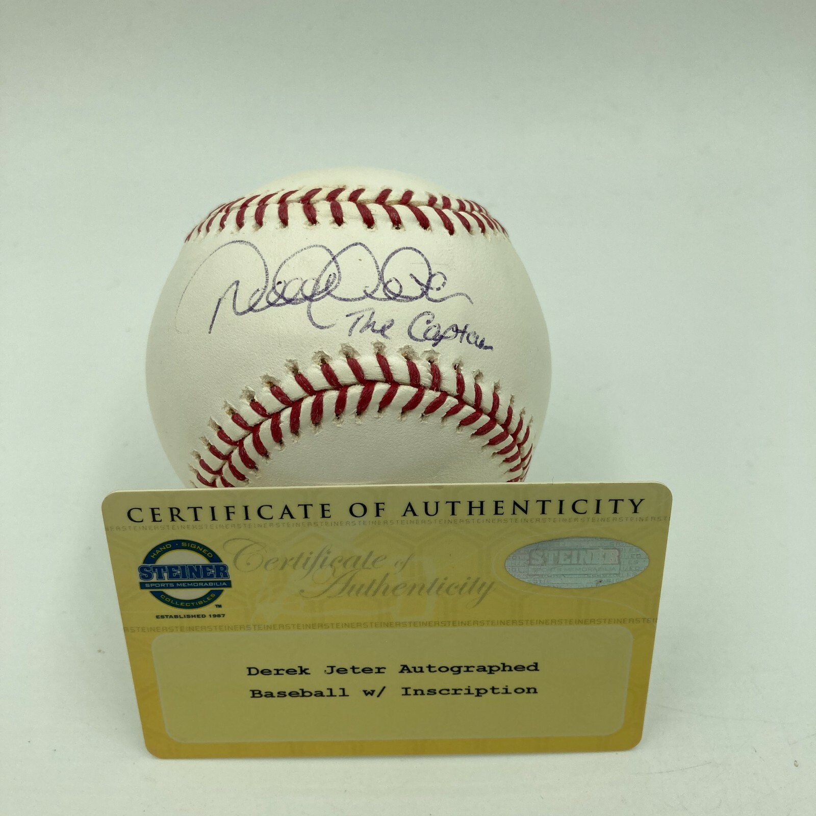 Derek Jeter | Autographed Baseball Memorabilia & MLB Merchandise