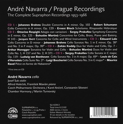 ANDRÉ NAVARRA ANDRÉ NAVARRA: PRAGUE RECORDINGS NEW CD 99925422929| eBay