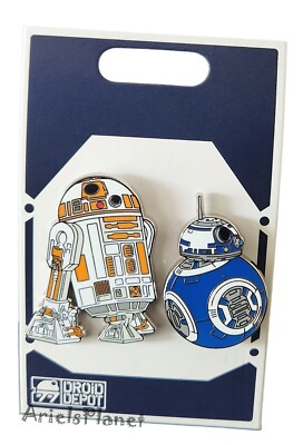 Disney Parks Star Wars Galaxy's Edge Droid Depot BB-8 & R2-D2 Pin Set ...