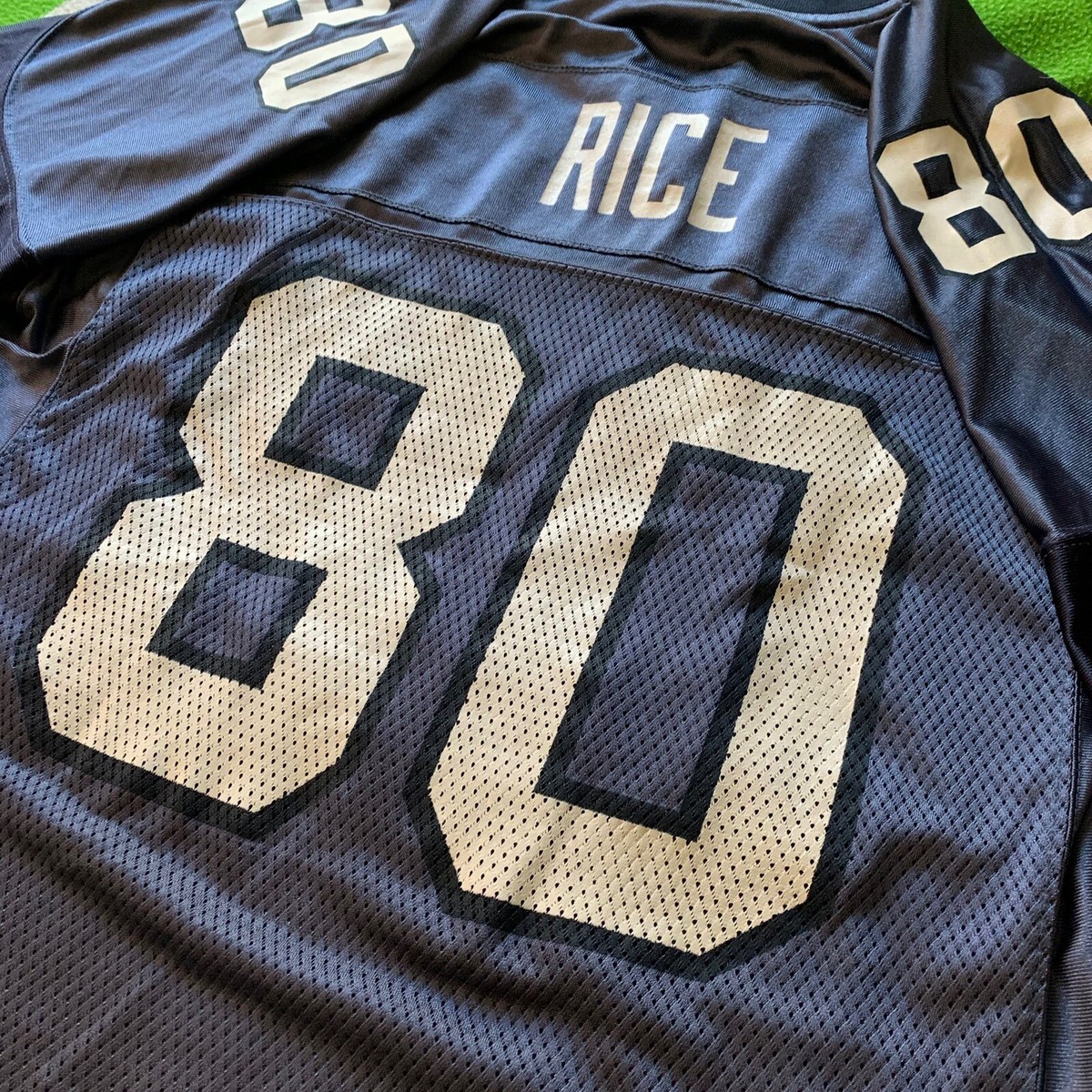 Jerry Rice Seahawks NFL SEATTLE SEAHAWKS JERRY RICE #80 REEBOK