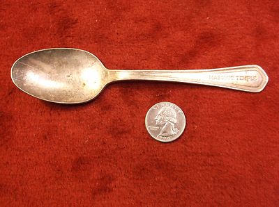 VERY RARE VTG ANTIQUE SILVERPLATED "MASONIC TEMPLE" DINNER FLATWARE ...