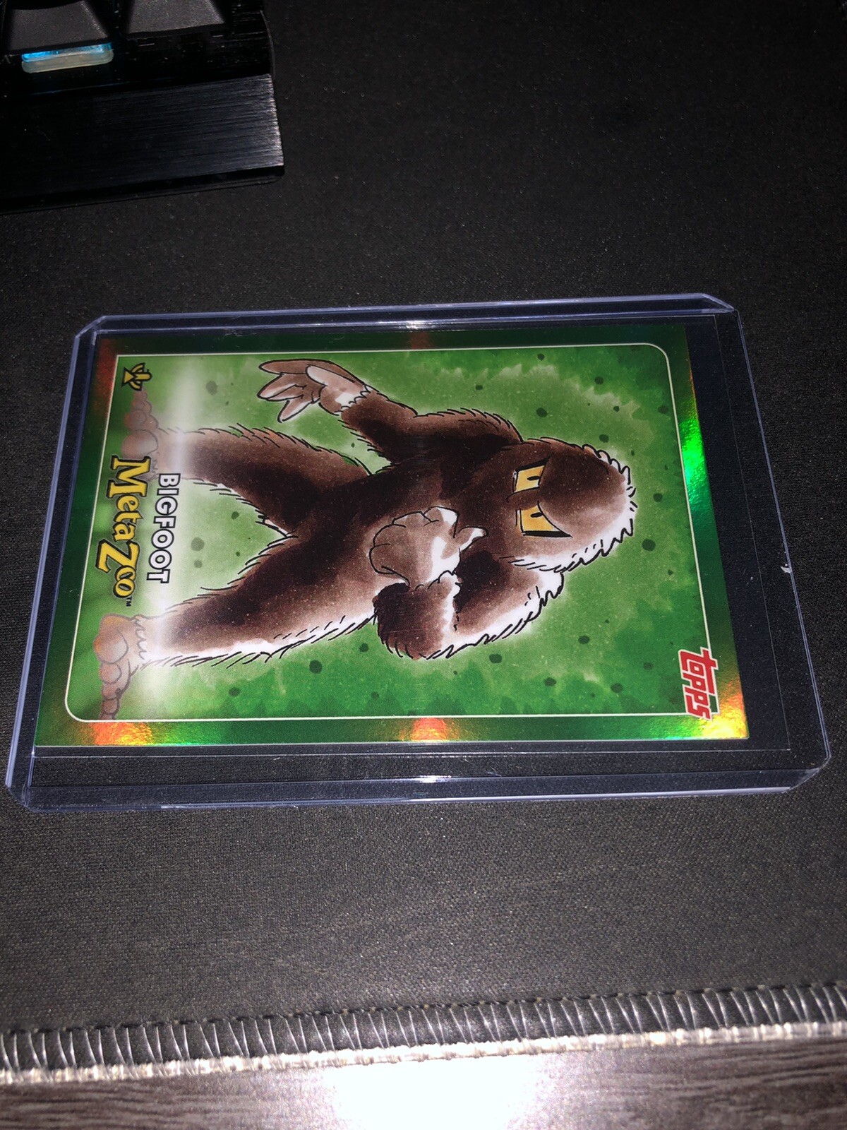 2021 Topps x MetaZoo Cryptid Nation Series 0 Bigfoot Green Foil #6 Gold ...