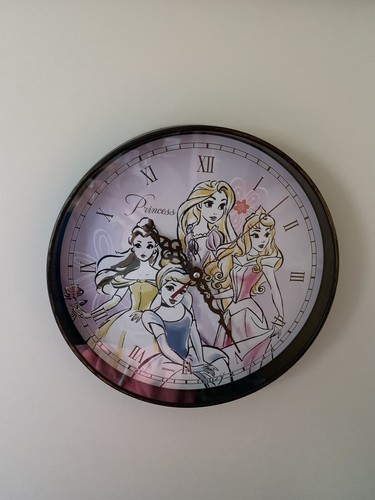 Time Concepts Disney Princess Wall Clock - Rapunzel Belle Cinderella ...
