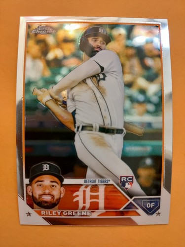 2023 Topps Chrome Riley Greene Rookie Detroit Tigers RC | eBay