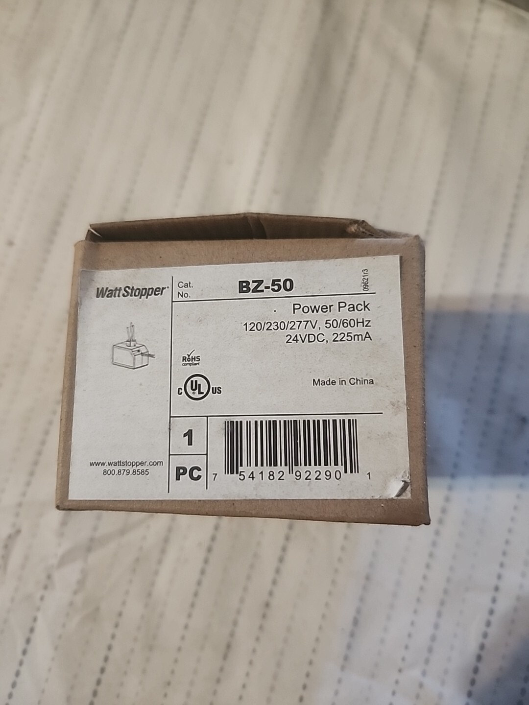 1 NIB NEW LEGRAND WATTSTOPPER BZ-50 POWER PACK 120/230/277V 50/60HZ ...