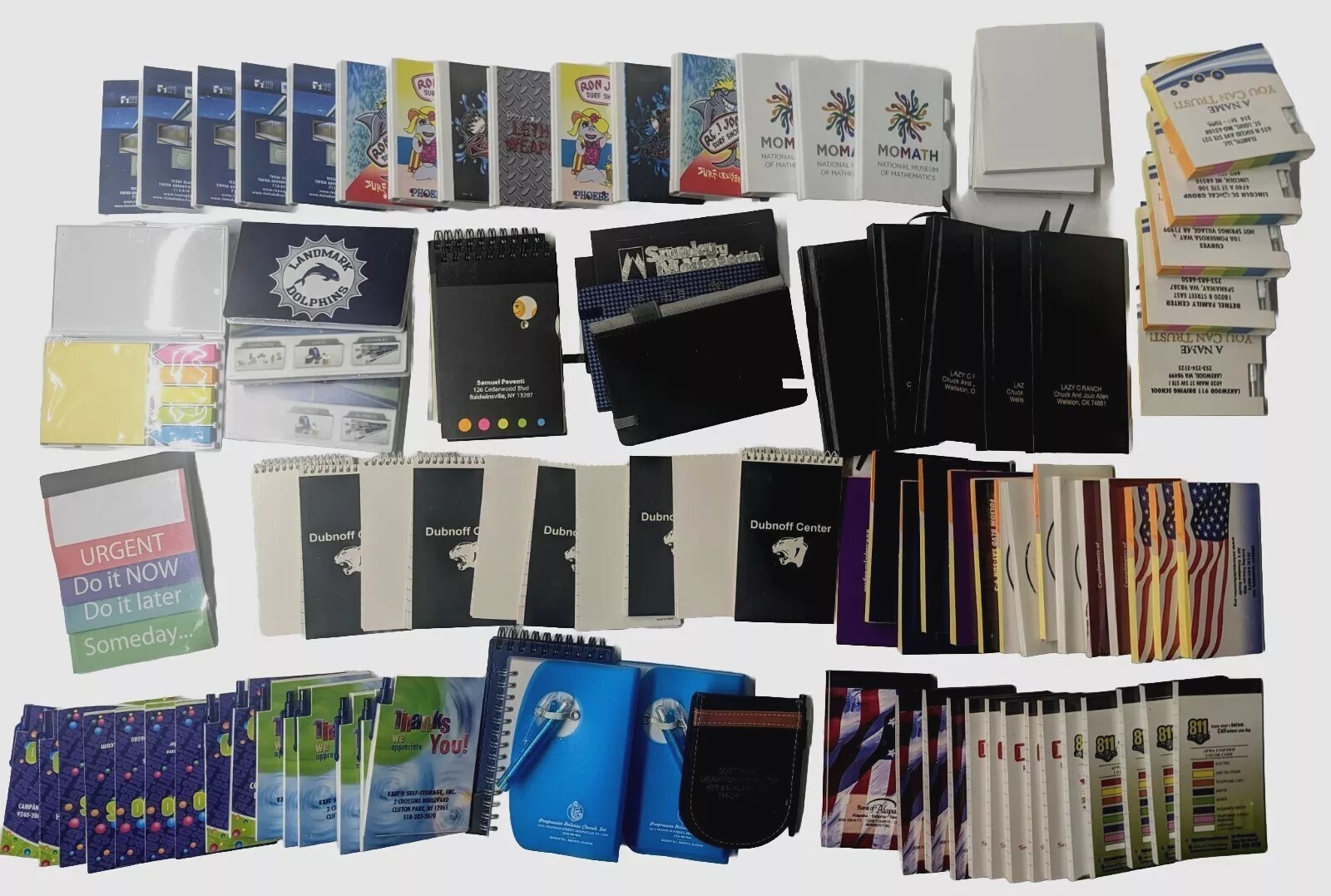 100 Misprint NOTEPADS Bulk Mixed lot Post-its Scratch Memo Spiral Order ...