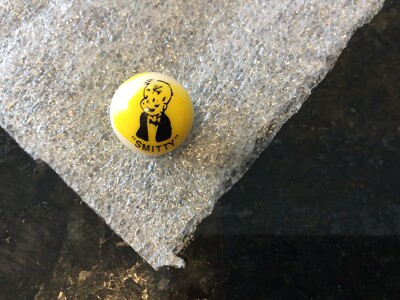 Vintage | "Smitty" | Yellow & White Swirl | Marble | eBay