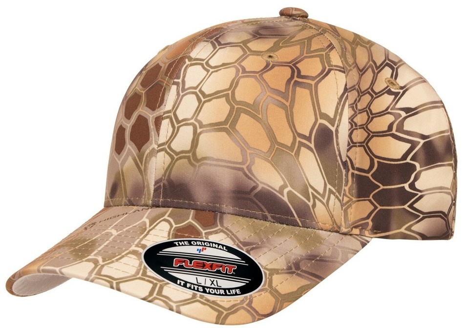 FLEXFIT Classic KRYPTEK 6-Panel Fitted Camo Baseball Cap HAT S/M & L/XL ...