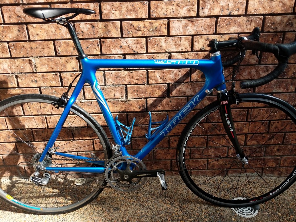 TREK 5000 Carbon Road Bike With Carbon Campagnolo 10s Groupset - Record ...