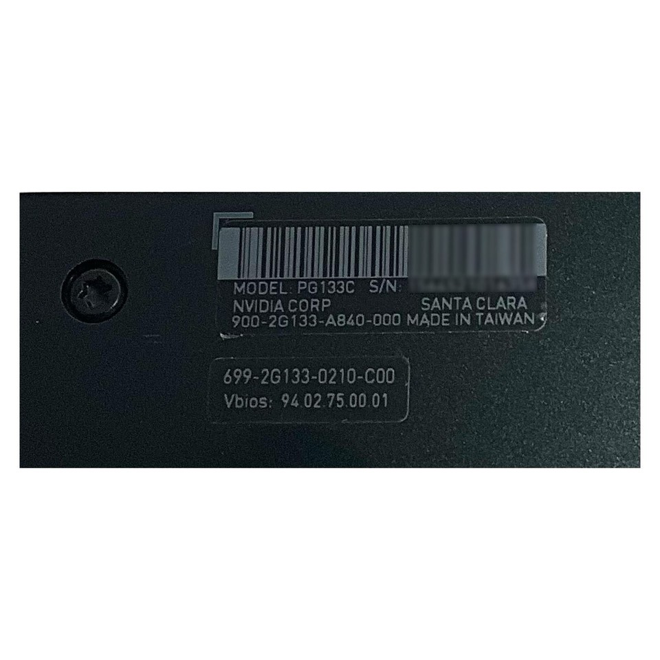 Nvidia A10G 24GB GPU GDDR6 Graphics Card Passive Cooler Tensor ...